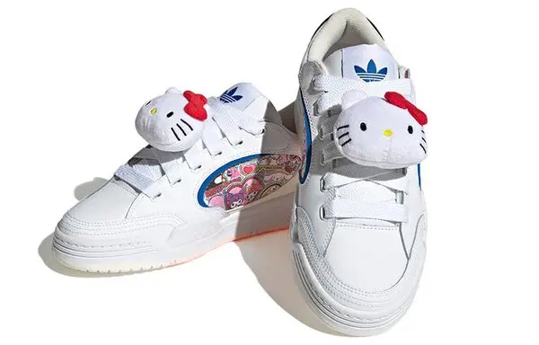 Adidas Adi2000 X Hello Kitty 'hello Kitty And Friends' Sneakers - White/blue/black