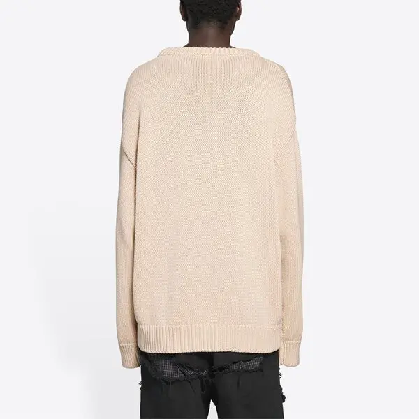 Balenciaga Bb Laurel Crown Logo Crewneck Knitted Sweater