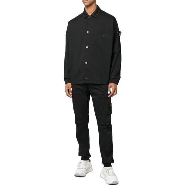Stone Island Overshirt - Black