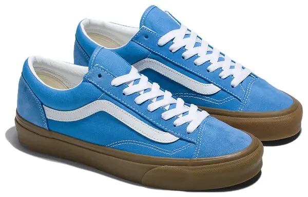 VANS Style 36 Gum Low Top Sneakers - Blue/white