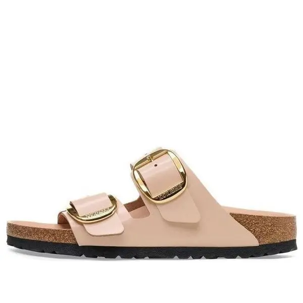 BIRKENSTOCK Arizona Big Buckle Nubuk Leather Sandals - Pink