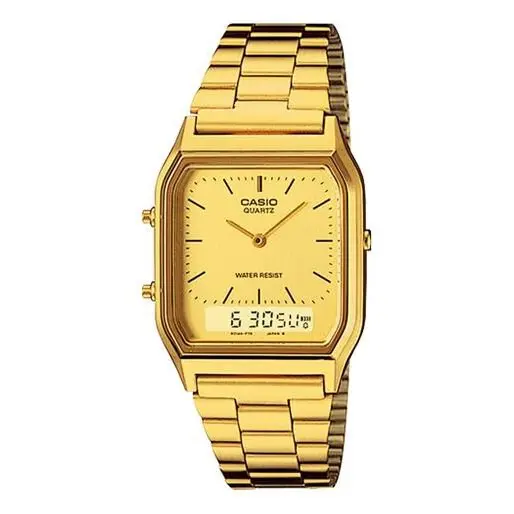 Casio Stainless Steel Analog Watch - Gold