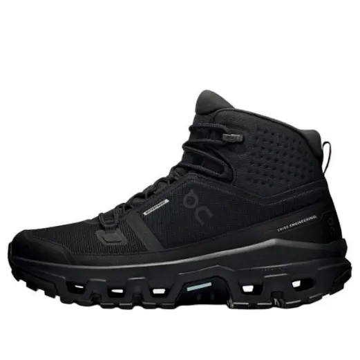 On Cloudrock Mid Wp Boots - Black