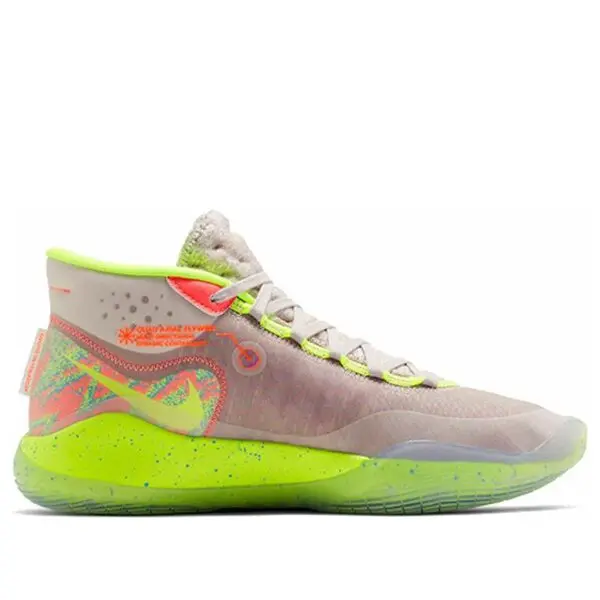 Nike Zoom Kd '90's Kid Mid Top Sneakers - Grey
