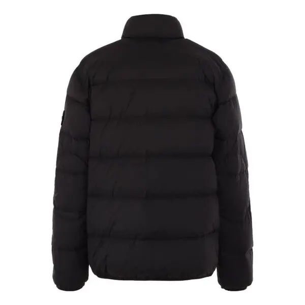 Stone Island Garment Dyed Down Jacket - Black