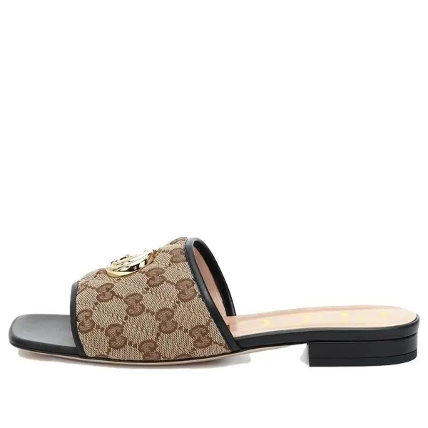 Gucci Gg Canvas Slide Sandals - Default Color