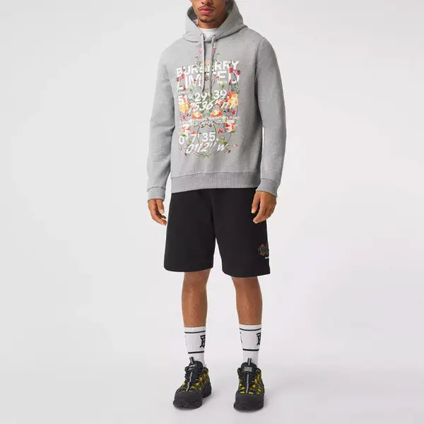 Burberry Printed Pullover Hoodie