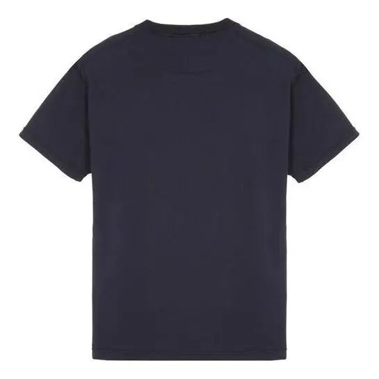 Stone Island Plain Logo T-shirt - Black
