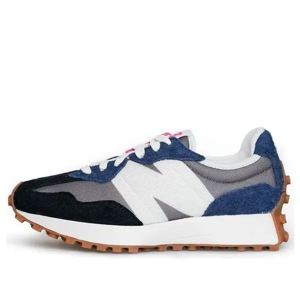 NEW BALANCE 327 Vintage Runner Inspired Sneakers - Grey/blue