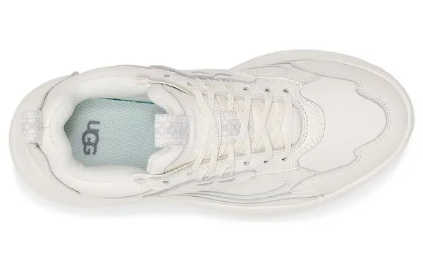 UGG Ca1 Leather Trainers - White/black