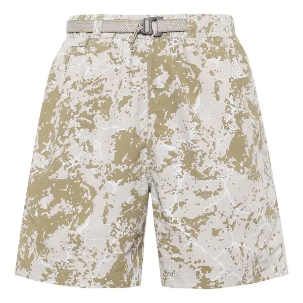 Nike Allover Print Trail Shorts - Light Iron Ore/summit White