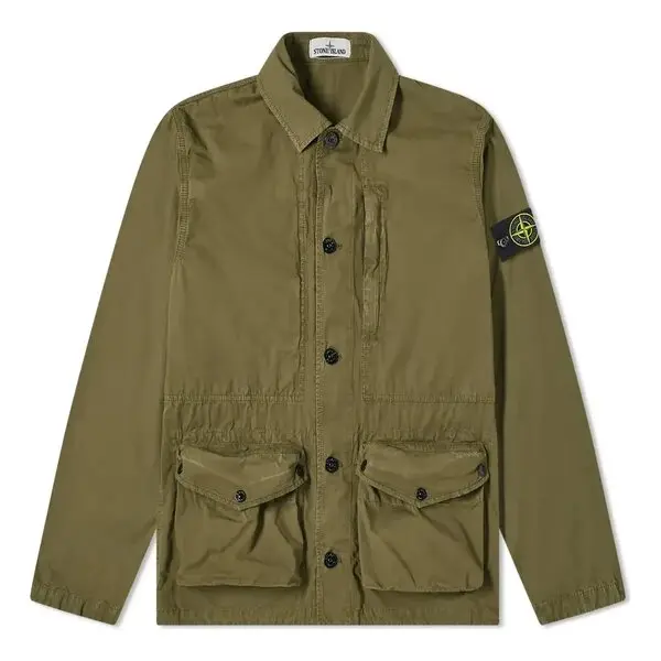 Stone Island Vintage Canvas Jacket - Olive Green
