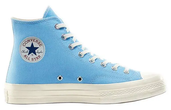 CONVERSE Comme Des Garçons Play X Chuck 70 High Top Sneakers - Blue