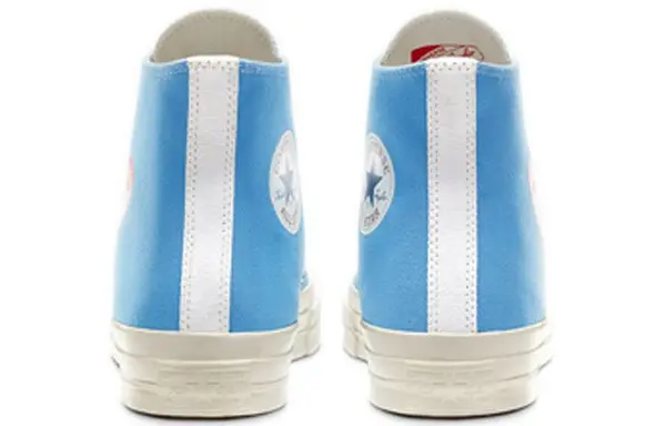 CONVERSE Comme Des Garçons Play X Chuck 70 High Top Sneakers - Blue