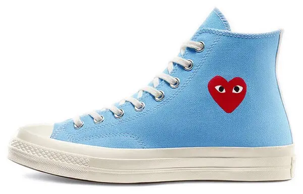 CONVERSE Comme Des Garçons Play X Chuck 70 High Top Sneakers