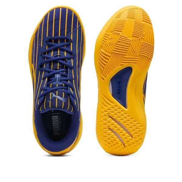PUMA All-pro Nitro Athletic Sneakers - Navy/gold