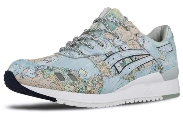 Asics X Atmos Gel-lyte 3 "world Map" Sneakers - Blue