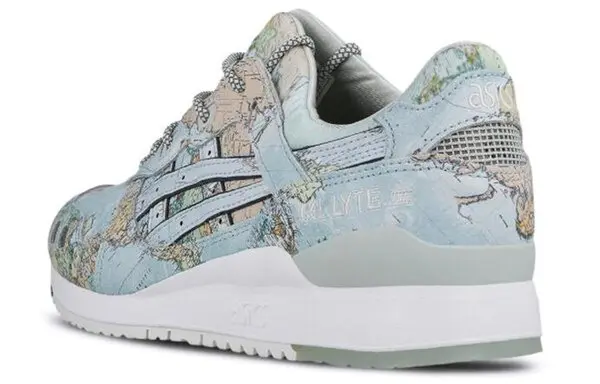 Asics X Atmos Gel-lyte 3 "world Map" Sneakers - Blue