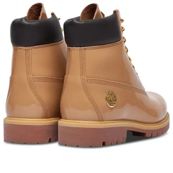 Timberland 6-inch Premium Waterproof Patent Boots - Finch/wheat