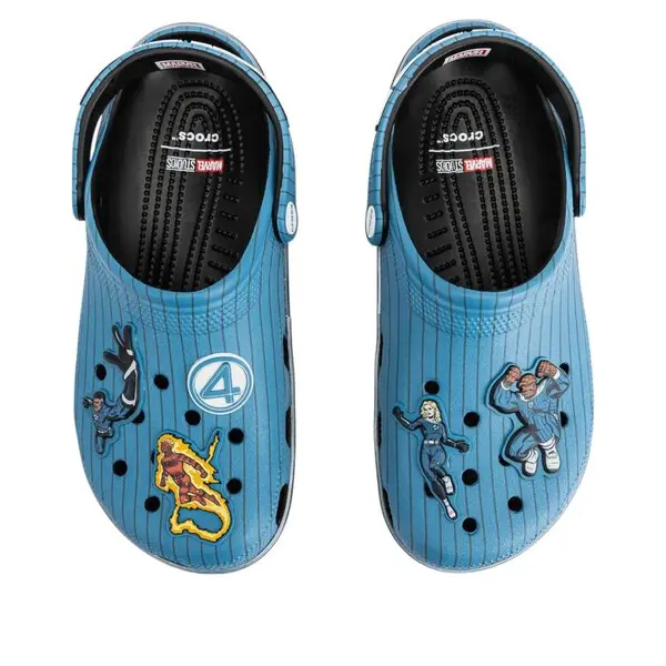 CROCS Classic Clog "fantastic Four" Graphic - Blue/white