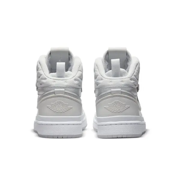 JORDAN Air 1 Acclimate High Top Sneakers - White/grey