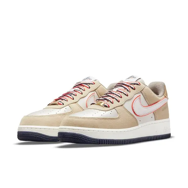 Nike Force 1 '07 Lx Athletic Club Sail Rush Orange - White/brown