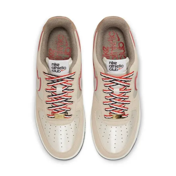 Nike Force 1 '07 Lx Athletic Club Sail Rush Orange - White/brown
