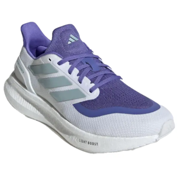Adidas Pureboost 5 Athletic Sneakers - White/purple