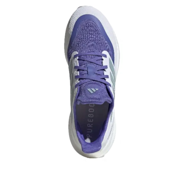Adidas Pureboost 5 Athletic Sneakers - White/purple