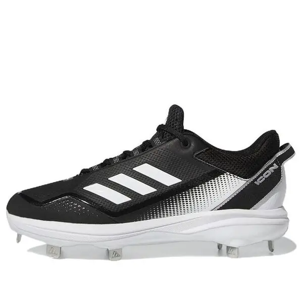 Adidas Icon 7 Baseball Cleats - Core Black/cloud White/silver Metallic