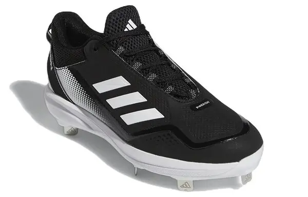 Adidas Icon 7 Baseball Cleats - Core Black/cloud White/silver Metallic