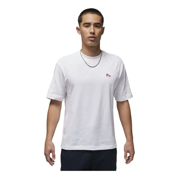 JORDAN Brand Embroidered Patch T-shirt - White