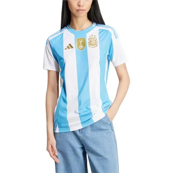 Adidas Argentina 24 Home Soccer Jersey - White/blue Burst