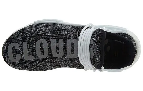Adidas X Pharrell Nmd Hu Trail "oreo" Sneakers - Black/white