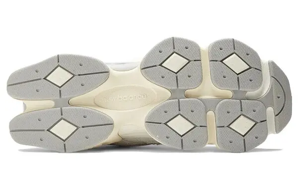 NEW BALANCE 9060 "quartz Team Cream Sea Salt" Lace-up Sneakers - Grey