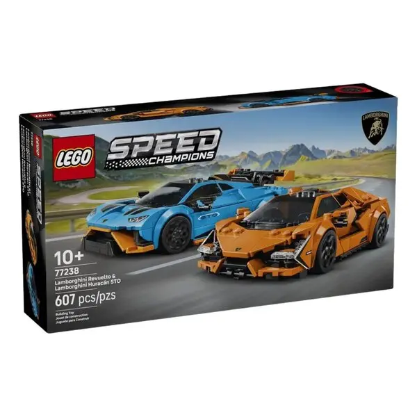 Lego Speed Champions Lamborghini Revuelto & Huracán Sto Set - Multi-color