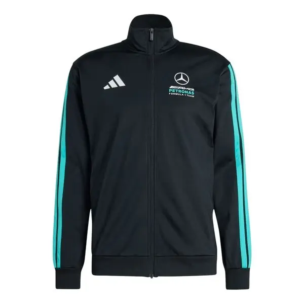 Adidas Mercedes-amg F1 Team Dna Track Top - Black/semi Mint Rush