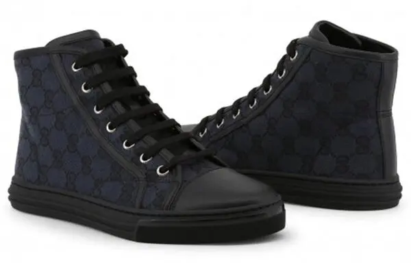 Gucci Monogram Canvas Gg High-top Sneakers