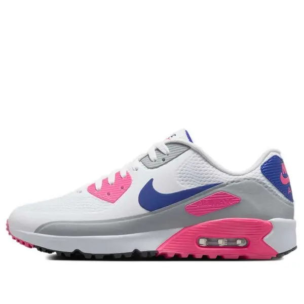 Nike Max 90 Golf Sneakers - White/laser Pink/concord