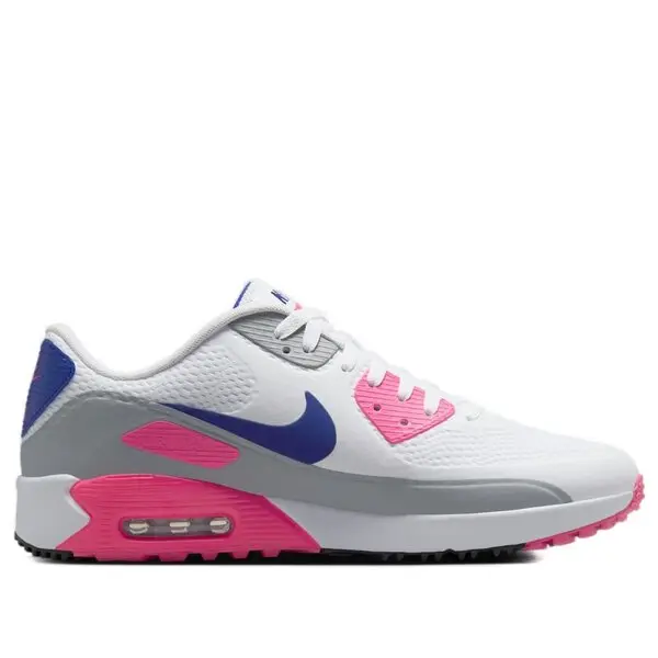 Nike Max 90 Golf Sneakers - White/laser Pink/concord