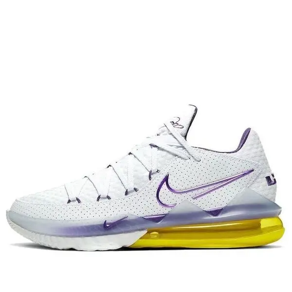Nike Lebron 17 Low Basketball Sneakers - White
