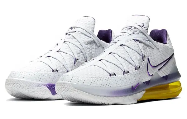 Nike Lebron 17 Low Basketball Sneakers - White