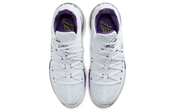 Nike Lebron 17 Low Basketball Sneakers - White