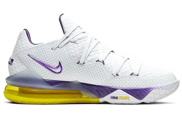 Nike Lebron 17 Low Basketball Sneakers - White