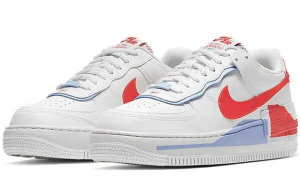 Nike Force 1 Shadow Se Sneakers - White/blue/red