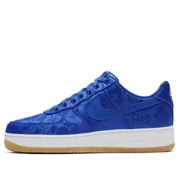 Nike X Clot Air Force 1 Prm 'royal Silk - Blue Silk