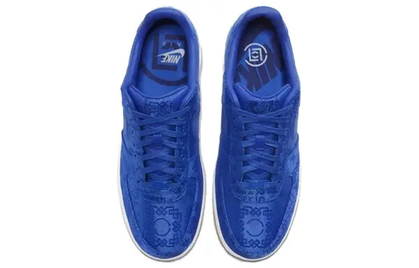 Nike X Clot Air Force 1 Low Royal Silk Sneakers