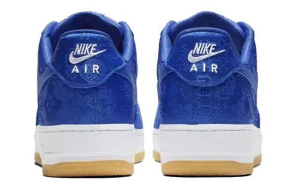 Nike X Clot Air Force 1 Low Royal Silk Sneakers