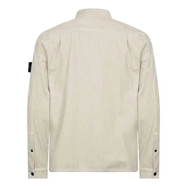 Stone Island Cord Overshirt 'plaster - Beige
