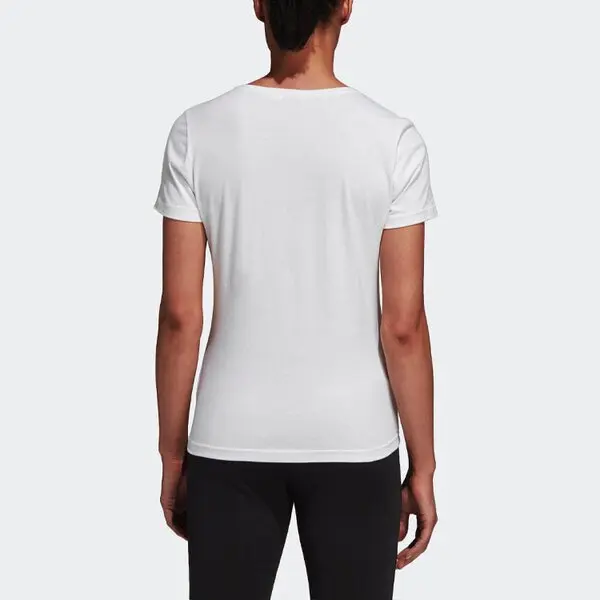 Adidas Short Sleeve Training T-shirt With Metallic Logo